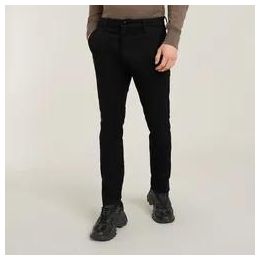 G-Star Raw Chinohose G-STAR "Skinny Chino 3.0", Damen, Gr. 30, L&auml;nge 34, schwarz (dk schwarz), Web, Obermaterial: 97% Baumwolle, 3% Elasthan, unifarben, skinny fit normal, Hosen Chinohose