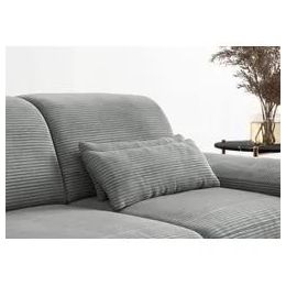Sit & More Sofakissen SIT & MORE "Cabana", silber, B:65cm H:25cm T:10cm, 100% Polyester, Polsterauflagen, Sofakissen, wahlweise 2er- oder 3er-Nierenkissen-Set