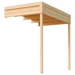 Gartenhaus-Anbaudach Weka "f&uuml;r die Gartenh&auml;user der Serie "Batu", beige (naturbelassen), B:150cm H:222,3cm T:257,5cm, Gartenhaus-Anbaud&auml;cher, in verschiedenen Farben