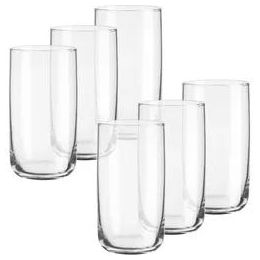 M&auml;ser Longdrinkglas M&Auml;SER "Iconic, Gl&auml;ser-Set", transparent, B:6,5cm H:12,5cm &Oslash;:6,5cm, Glas, Trinkgef&auml;&szlig;e, 6er Set