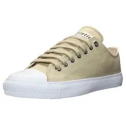 Sneaker Ethletic "Trainer White Cap Lo Cut", Damen, Gr. 42, gelb (sage velvet, just wei&szlig;), Obermaterial: 100% Baumwolle; Sohle: 100% Naturkautschuk, Schuhe Sneaker, Keine Angabe