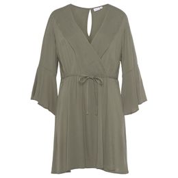 Lascana Kleid Damen Gr&ouml;&szlig;e 46 khaki Winterkleid