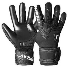 Torwarthandschuhe Reusch "Attrakt Freegel Infinity", Damen, Gr. 7.5, schwarz, 56% Elastodien, 22% Polyester, 3% Polyamid, 3% Polyurethan, unifarben, Handschuhe, mit maximalem Grip