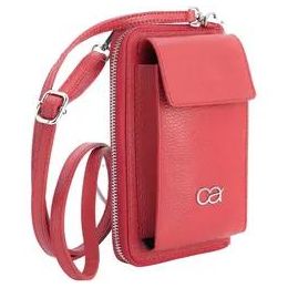 Umh&auml;ngetasche "Event", Damen, Gr. B/H/T: 18cm x 12cm x 3cm onesize, rot, Leder, Collezione Alessandro, Taschen Umh&auml;ngetasche, Echt Leder Handy Geldb&ouml;rse zum Umh&auml;ngen