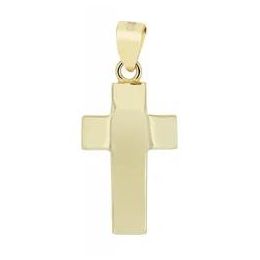 Adelia&acute;s Kettenanh&auml;nger ADELIA ́S "trendiger Kreuz Anh&auml;nger aus 925 Sterling Silber", gold, Schmuckanh&auml;nger, Damen, Silber 925 (Sterlingsilber), Kettenanh&auml;nger