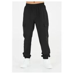 Sporthose LES'ARCS "Adnah", M&auml;dchen, Gr. 176, EURO-Gr&ouml;&szlig;en, schwarz, 92% Polyamid, 8% Elasthan, unifarben, lang, Hosen Sporthose, mit Hyperstretch und wasserabweisender Behandlung