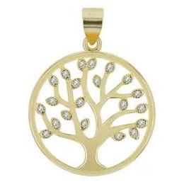 Adelia&acute;s Kettenanh&auml;nger ADELIA ́S "zeitloser Schmuck Anh&auml;nger aus 925 Sterling Silber", gold, Schmuckanh&auml;nger, Damen, Silber 925 (Sterlingsilber), Kettenanh&auml;nger