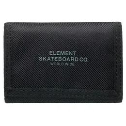 Brieftasche Element "Element Co", Herren, schwarz (flint schwarz), Obermaterial: 100% Microfaser;, Kleinlederwaren Brieftasche