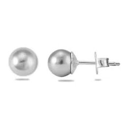 Adelia&acute;s Paar Ohrh&auml;nger ADELIA ́S "Damen Ohrstecker aus 925 Sterling Silber und Perle", silber, Ohrringe, Damen, Damen, Silber 925 (Sterlingsilber)