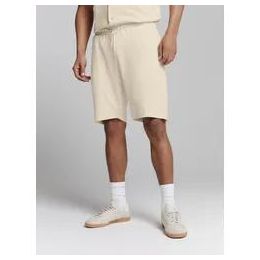 Chinohose NO EXCESS "NO EXCESS Jersey-Shorts", Herren, Gr. XL, beige (beigemeliert), 73% Baumwolle, 27% Polyester, Hosen Chinohose