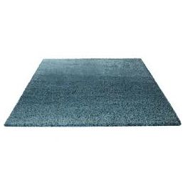 Hochflor-Teppich Esprit "Cosy Glamour 2.0", blau (t&uuml;rkis), B:40cm H:40mm L:60cm, Polypropylen (PP), Teppiche, Langflor, Shaggy, Wohnzimmer