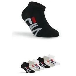 Sneakersocken Fila "JUNIOR UNISEX INVISIBLE SOCKS", M&auml;dchen, Gr. 31-34, classic, diverse Faserarten, unifarben, normal, Socken Sneakersocken, mit Logoschriftzug seitlich