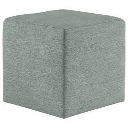 Hocker COTTA "Cuby", grau (niagara), B:40cm H:40cm T:40cm, 100% Polyester, Hocker, Hocker, Sitzw&uuml;rfel, Cube, Sitzhocker