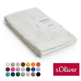 G&auml;stehandtuch s.Oliver "s.Oliver, Premium Qualit&auml;t, 600 gr/m2, auch als Sets erh&auml;ltlich", beige (ecru), B:30cm L:50cm, Walkfrottier, Baumwolle, Handt&uuml;cher, gro&szlig;e Farbauswahl, auch als Duschtuch, Waschhandschuh, Handtuch