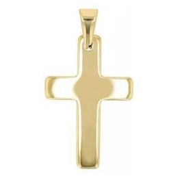 Adelia&acute;s Kettenanh&auml;nger ADELIA ́S "moderner Kreuz Anh&auml;nger aus Edelstahl", gold, Schmuckanh&auml;nger, Damen, Edelstahl, Kettenanh&auml;nger