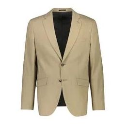 Anzugsakko LINDBERGH "Anzugjacke Modern Fit", Herren, Gr. 28, beige (lt sand mel), Obermaterial: 54% Polyester, 44% Wolle, 2% Elasthan; Futter: 95% Polyester, 5% Elasthan, Sakkos