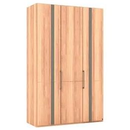 Dreht&uuml;renschrank Musterring "Sorrent, Kleiderschrank, teilmassiv Eiche", braun, B:150cm H:236cm, Schr&auml;nke, Dreht&uuml;renschrank, T&uuml;ren in Eiche massiv mit Absetzung in Schiefer, verschiedene Ma&szlig;e