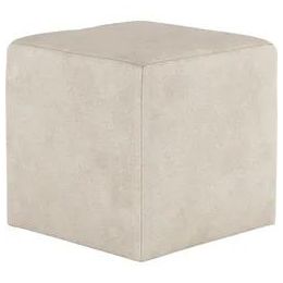 Hocker COTTA "Cuby", beige, B:40cm H:40cm T:40cm, 100% Polyester, Hocker, Hocker, Sitzw&uuml;rfel, Cube, Sitzhocker