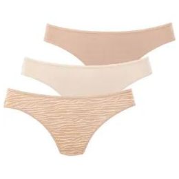 String Lascana "aus hochwertiger Modal-Qualit&auml;t", Damen, Gr. 36/38, beige (beige, sand), Obermaterial: 94% Modal (TENCELTM), 6% Elasthan, unifarben, k&ouml;rpernah, Unterhosen String