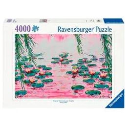 Puzzle Ravensburger "Pink Water Lilies", bunt, Puzzles, KinderB:138cm H:92cm, Pappe, Made in Germany, B:138cm H:92cm