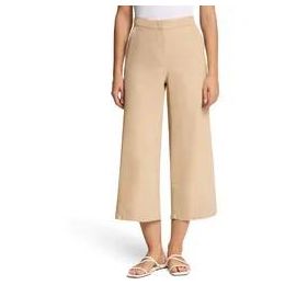 Leinenhose Betty Barclay "Damen unifarben", Damen, Gr. 38, Normalgr&ouml;&szlig;en, beige, Leinenmischung, Obermaterial: 55% Leinen, 45% Viskose, relaxed fit 3/4-L&auml;nge, Hosen, Material