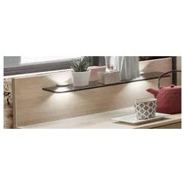 Schrankaufsatz Wiemann "Br&uuml;ssel", braun (steineiche), B:60cm, Holzwerkstoff, M&ouml;belaufs&auml;tze, Schrankaufsatz, wahlweise mit Beleuchtung
