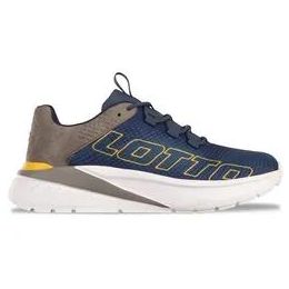 Sneaker Lotto, Damen, Gr. 38, gelb (navy, gelb), Synthetik, Textil, mehrfarbig, Schuhe Sneaker, - besonders leicht & bequem