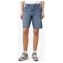 Jeansshorts Noisy may "NMHOLLA NW LOOSE SHORT AZ426MB NOOS", Damen, Gr. M (38), N-Gr, blau (medium blau denim), Denim/Jeans, Obermaterial: 100% Baumwolle, unifarben, loose fit kniefrei, Jeans Jeansshorts, NMHOLLA