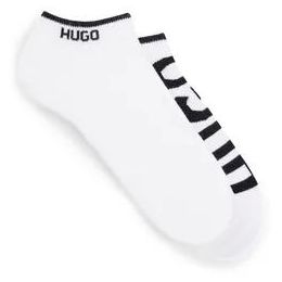 Sneakersocken HUGO UNDERWEAR "2P AS LOGO CC W", Herren, Gr. 35-38, wei&szlig;, Baumwollmischung, Socken Sneakersocken