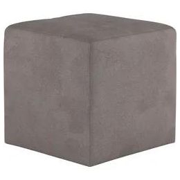 Hocker COTTA "Cuby", grau (dunkelgrau), B:40cm H:40cm T:40cm, 100% Polyester, Hocker, Hocker, Sitzw&uuml;rfel, Cube, Sitzhocker
