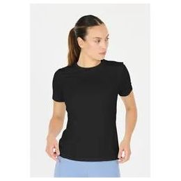 Funktionsshirt Endurance "Nan", Damen, Gr. 44, schwarz, 90% Polyester, 10% Elasthan, unifarben, normal, Rundhals, Shirts Funktionsshirt, mit 4-Wege-Stretch-Material