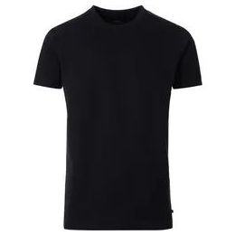 T-Shirt Venti "Venti T-Shirt uni", Damen, Gr. XS, schwarz, 95% Baumwolle, 5% Elasthan, Shirts T-Shirt