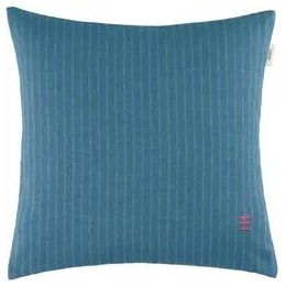 Dekokissen Esprit "Fun", blau (blau, unifarben), B:38cm H:0,5cm L:38cm, Polyester, Dekokissen_Sitzkissen_Kissenh&uuml;llen