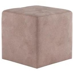 Hocker COTTA "Cuby", braun (mud), B:40cm H:40cm T:40cm, 100% Polyester, Hocker, Hocker, Sitzw&uuml;rfel, Cube, Sitzhocker