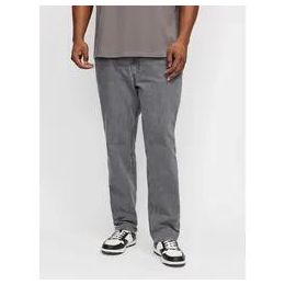 Jack & Jones PlusSize Slim-fit-Jeans "JJIGLENN JJORIGINAL MF 071 NOOS PLS", Herren, Gr. 46, L&auml;nge 30, grau (grau denim), Denim/Jeans, Obermaterial: 76% Baumwolle, 22% Polyester, 2% Elasthan, JACK & JONES PLUSSIZE, Abriebeffekte, slim fit kn&ouml;chellang, Jeans Slim-fit-Jeans