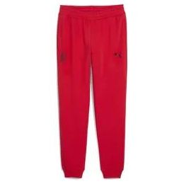 Sporthose Puma "AC Milan FtblEssentials Hose Herren", Herren, Gr. XL, Normalgr&ouml;&szlig;en, schwarz (for all time rot schwarz), Obermaterial: 68% Baumwolle, 32% Polyester. Rippe: 3% Elasthan, 97% Baumwolle. Tasche &ndash; Oben: 100% Baumwolle, regular fit, Hosen Sporthose