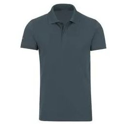 Poloshirt TRIGEMA "TRIGEMA Slim Fit Poloshirt aus DELUXE-Piqu&eacute;", Damen, Gr. M, grau (anthrazit), Piqu&eacute;, 100% Baumwolle, Basic, normal, ohne Ausschnitt, Shirts