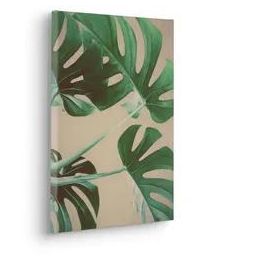 Leinwandbild Komar "Wild at Home - Gr&ouml;&szlig;e 30 x 40 cm", gr&uuml;n (farbe bild(er): gr&uuml;n, braun), B:30cm, Holz, Papier, Bilder, Leinwandbild, Keilrahmenbild mi Echtholzrahmen