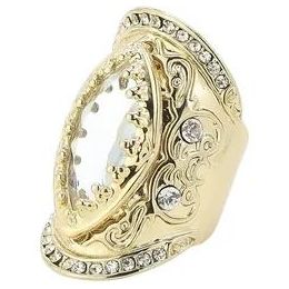 Fingerring "Queen", gold (golden), Collezione Alessandro, Fingerringe, Damen, Messing, Fingerring