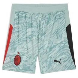 Sporthose Puma "AC Milan 25/26 Torwartshorts Herren", Herren, Gr. M, Normalgr&ouml;&szlig;en, gr&uuml;n (modern mint for all time rot gr&uuml;n), Obermaterial: 100% Polyester, regular fit, Hosen Sporthose