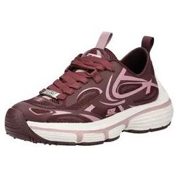 Sneaker Steve Madden "Steve Madden Sneaker Lederimitat/Textil", Damen, Gr. 40, rosa (pink, rot), Lederimitat, Textil, Schuhe Sneaker