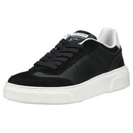 Sneaker Steve Madden "Steve Madden Sneaker Leder", Herren, Gr. 42, schwarz, Leder, Schuhe Sneaker