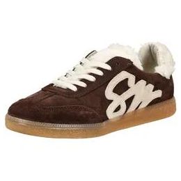 Sneaker Steve Madden "Steve Madden Sneaker Veloursleder/Textil", Damen, Gr. 38, braun (dunkelbraun), Textil, Veloursleder, Schuhe Sneaker