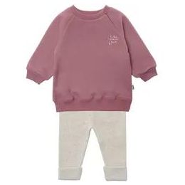 Sweatanzug Liliput "To the moon & back", M&auml;dchen, Gr. 86/92, lila (beere, meliert), 80% Baumwolle, 20% Polyester, bedruckt, Sportanz&uuml;ge, bestehend aus Leggings und Sweatshirt