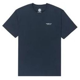 T-Shirt Element "Element Co", Herren, Gr. M, blau (eclipse navy), Obermaterial: 100% Walkfrottier;, Shirts T-Shirt