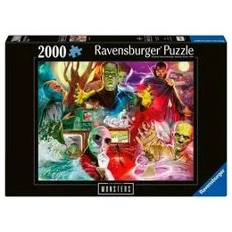 Puzzle Ravensburger "Universal Multiproperty - Universal Monsters", bunt, Puzzles, KinderB:98cm H:75cm, Pappe, Motiv, Made in Germany, B:98cm H:75cm