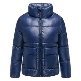 Kurzjacke Navahoo "Eispracht 14", Damen, Gr. L (40), blau (navy), Obermaterial: 100% Polyester. Innenfutter: 100% Polyester. Wattierung: 100% Polyester. &Auml;rmelfutter: 100% Polyester, gerade h&uuml;ftbedeckend, hoch geschlossener Ausschnitt, &Auml;rmel ohne &Auml;rmelschlitz elastischer Bund mit Gummizug,mit innenliegendem Gummizug, Jacken Kurzjacke, Kurze gesteppte Damen Winterjacke
