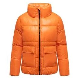 Kurzjacke Navahoo "Eispracht 14", Damen, Gr. S (36), orange, Obermaterial: 100% Polyester. Innenfutter: 100% Polyester. Wattierung: 100% Polyester. &Auml;rmelfutter: 100% Polyester, gerade h&uuml;ftbedeckend, hoch geschlossener Ausschnitt, &Auml;rmel ohne &Auml;rmelschlitz elastischer Bund mit Gummizug,mit innenliegendem Gummizug, Jacken Kurzjacke, Kurze gesteppte Damen Winterjacke