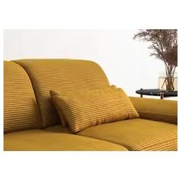 Sit & More Sofakissen SIT & MORE "Cabana", gelb (mustard), B:65cm H:25cm T:10cm, 100% Polyester, Polsterauflagen, Sofakissen, wahlweise 2er- oder 3er-Nierenkissen-Set
