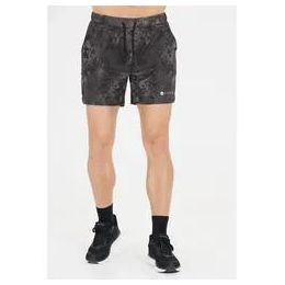 Shorts Virtus "Callum", Herren, Gr. M, US-Gr&ouml;&szlig;en, grau (dunkelgrau), 95% Polyester, 5% Elasthan, bedruckt, Hosen Shorts, aus elastischem und antistatischem Material